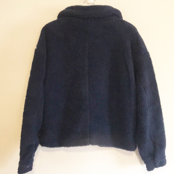 jason maxwell | Jackets & Coats | Jason Maxwell Blue Fuzzy Teddy Bear ...